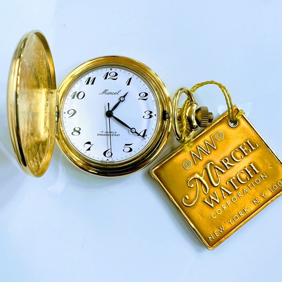Vintage | Accessories | Rare Collectable Nwt Mw Marcel Pocket Watch By ...